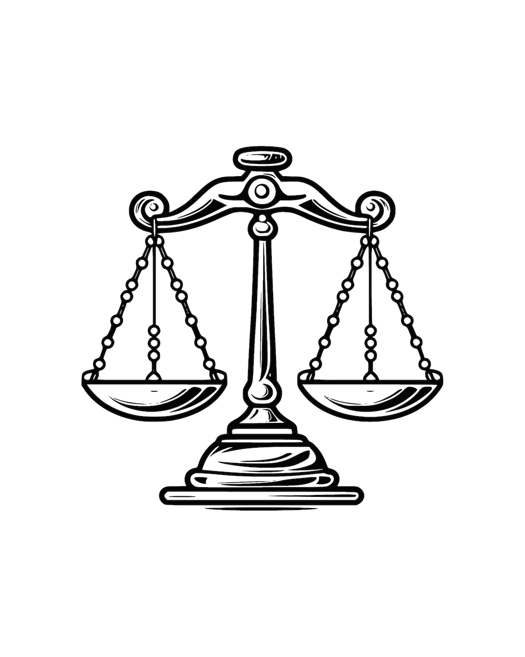 Justice Scales Svg, Law Scales of Justice Svg,instant Download,svg, PNG ...