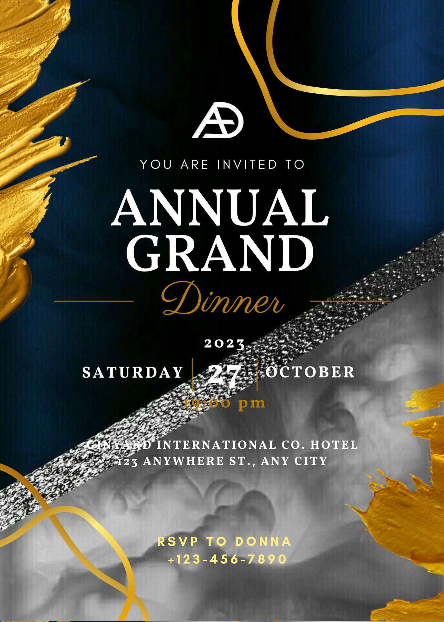 INVITATION CARD - Canva Template - Etsy