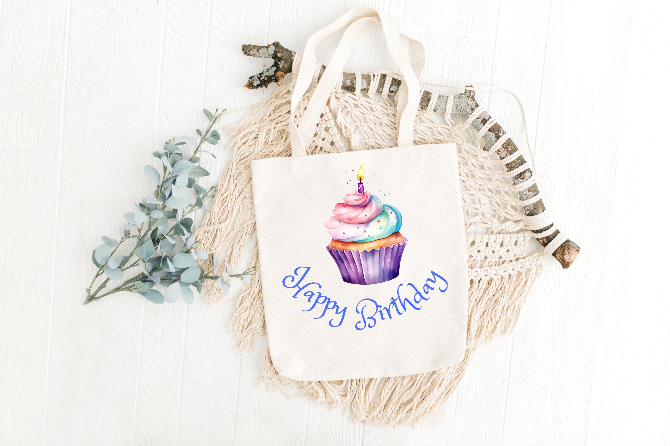 100 PNG Birthday Watercolor Clipart. BUNDLE Cute Cake, Balloons ...