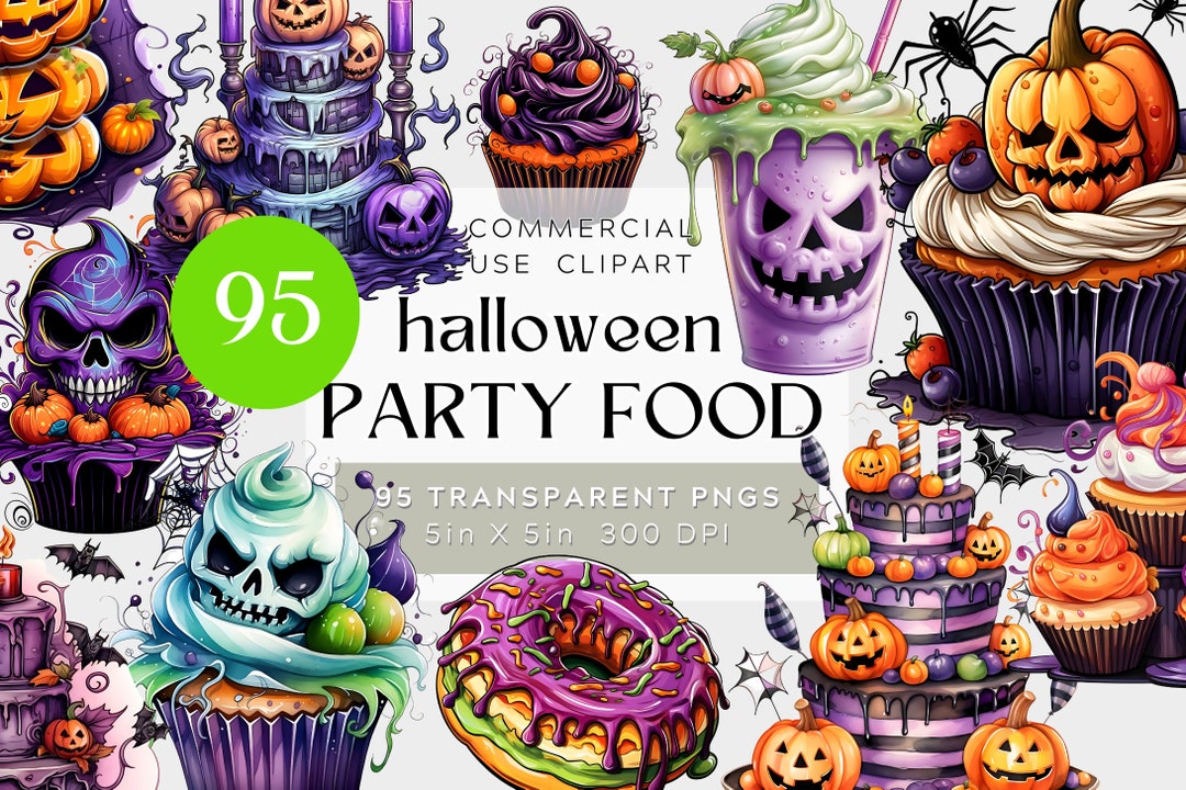 95 PNG Halloween Party Food, Spooky Cakes, Donuts, Milkshakes, Cookies ...