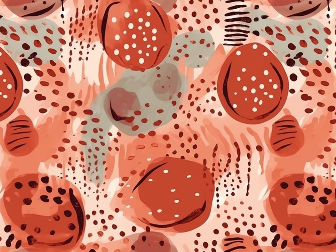 TOADSTOOLS : Repeatable Texture Seamless Art Pattern for Your - Etsy