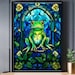 Stained Glass Frog Jigsaw Puzzle 300/500/1000 Piece - Etsy