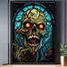 Stained Glass Zombie Jigsaw Puzzle 300/500/1000 Piece - Etsy