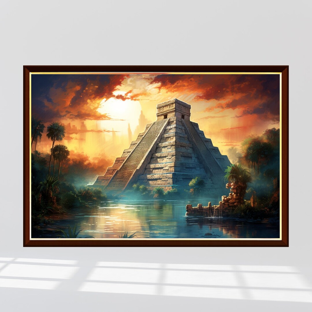 Chichen Itza Jigsaw Puzzle 300/500/1000 Piece - Etsy