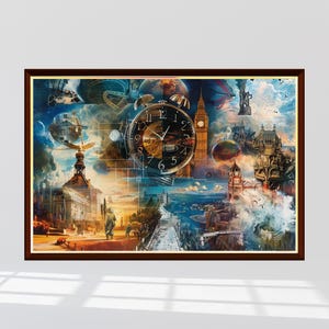 Time Travel Adventure Jigsaw Puzzle 300/500/1000 Piece - Etsy