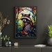 Stained Glass Raccoon Jigsaw Puzzle 300/500/1000 Piece I - Etsy