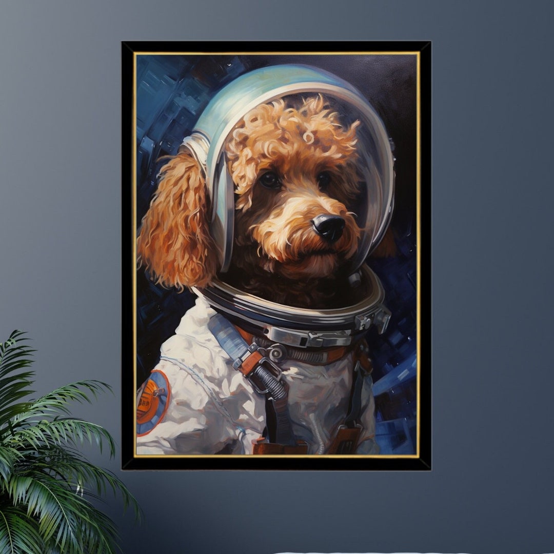 Astronaut Poodle Jigsaw Puzzle 300/500/1000 Piece - Pet Astronaut ...