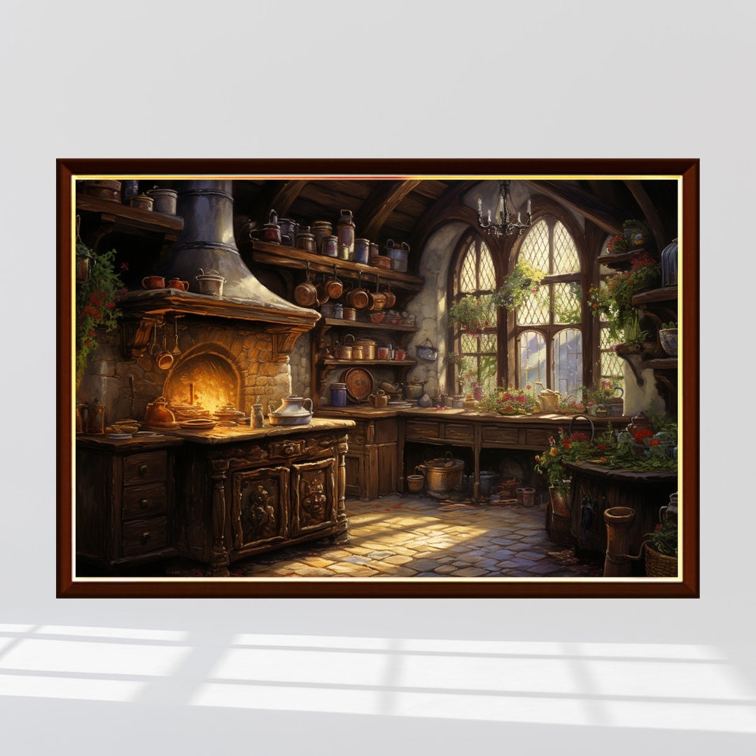 A Farmhouse Kitchen Jigsaw Puzzle 300/500/1000 Piece - Etsy