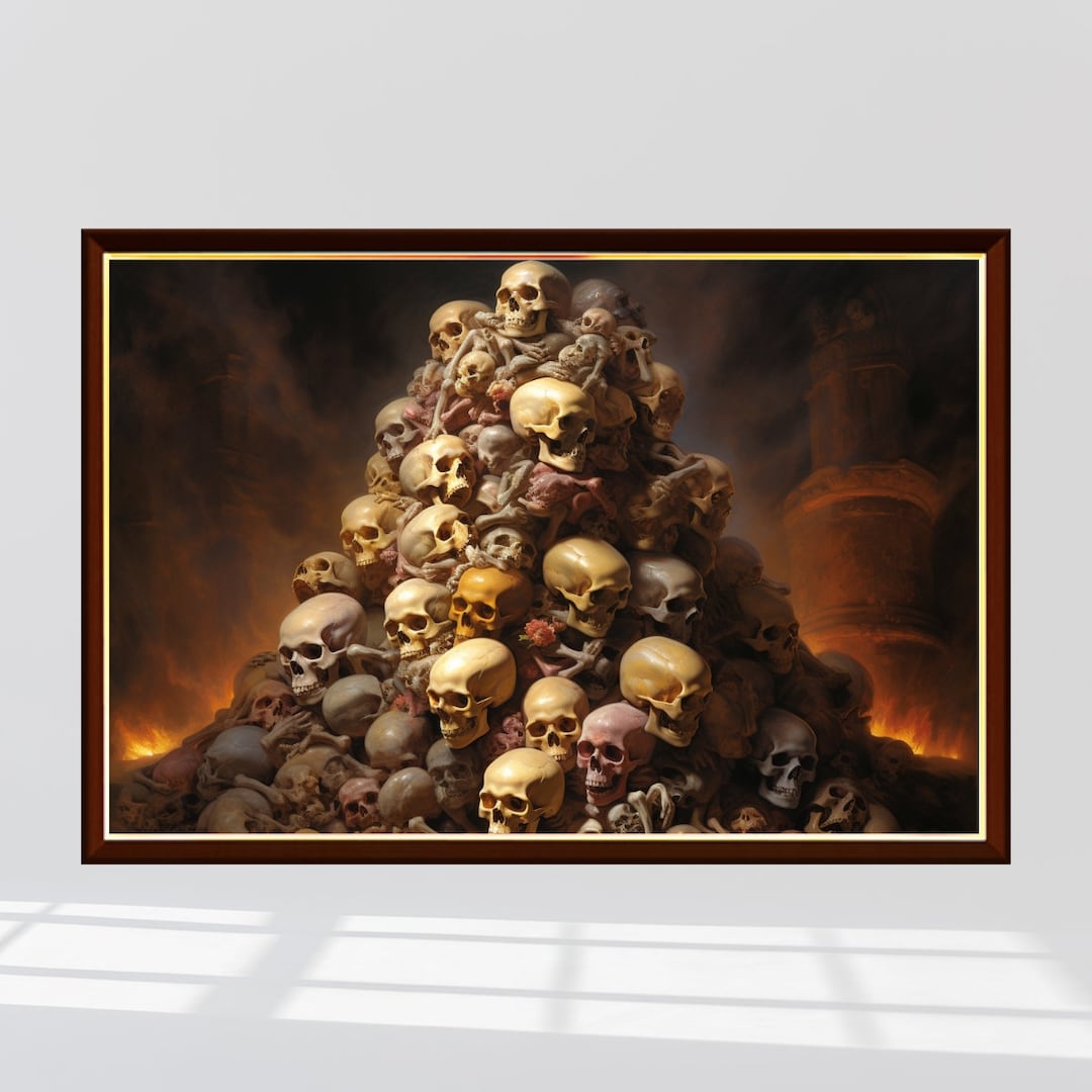 Hell of Skulls Jigsaw Puzzle 300/500/1000 Piece - Etsy