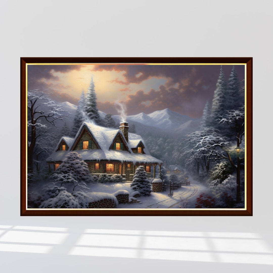 The Snow House Jigsaw Puzzle 300/500/1000 Piece - Etsy
