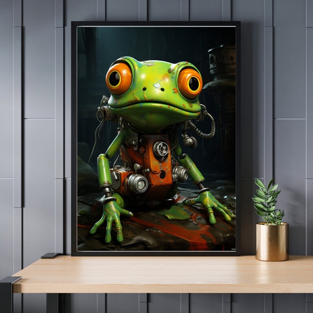 Robot Frog Mecha Jigsaw Puzzle 300/500/1000 Piece - Etsy