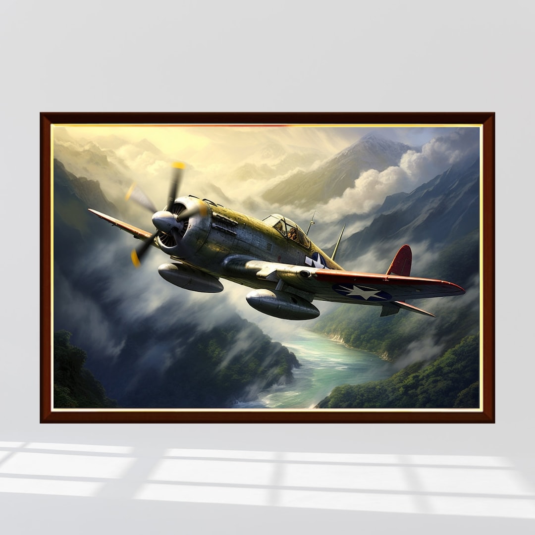 WWII Fighter Aircraft Jigsaw Puzzle 300/500/1000 Piece - Etsy