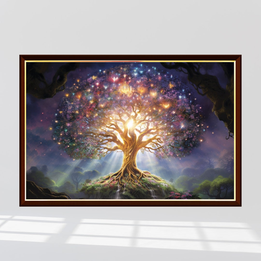 Magical Tree of Life Jigsaw Puzzle 300/500/1000 Piece - Etsy