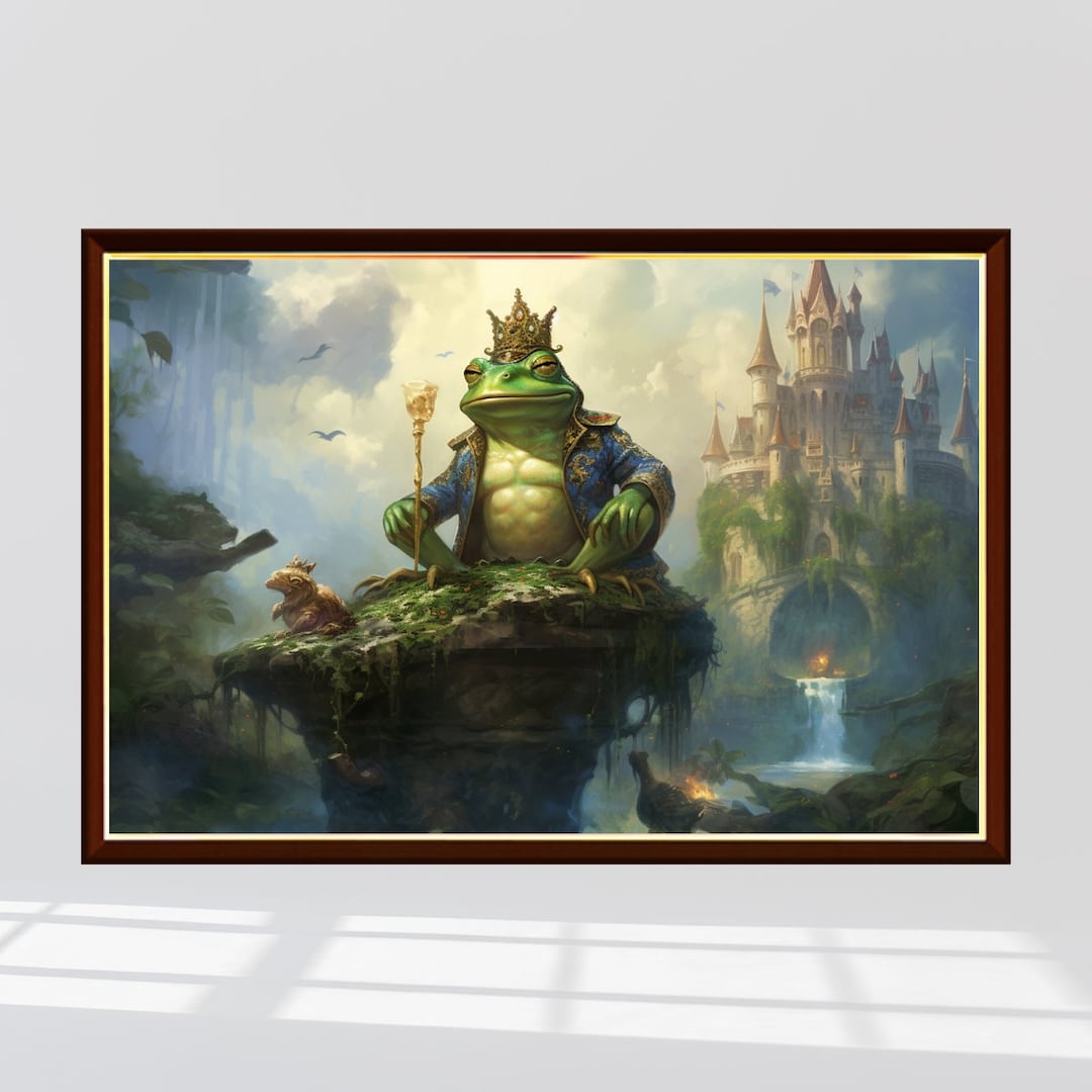 The Frog Prince Jigsaw Puzzle 300/500/1000 Piece - Etsy