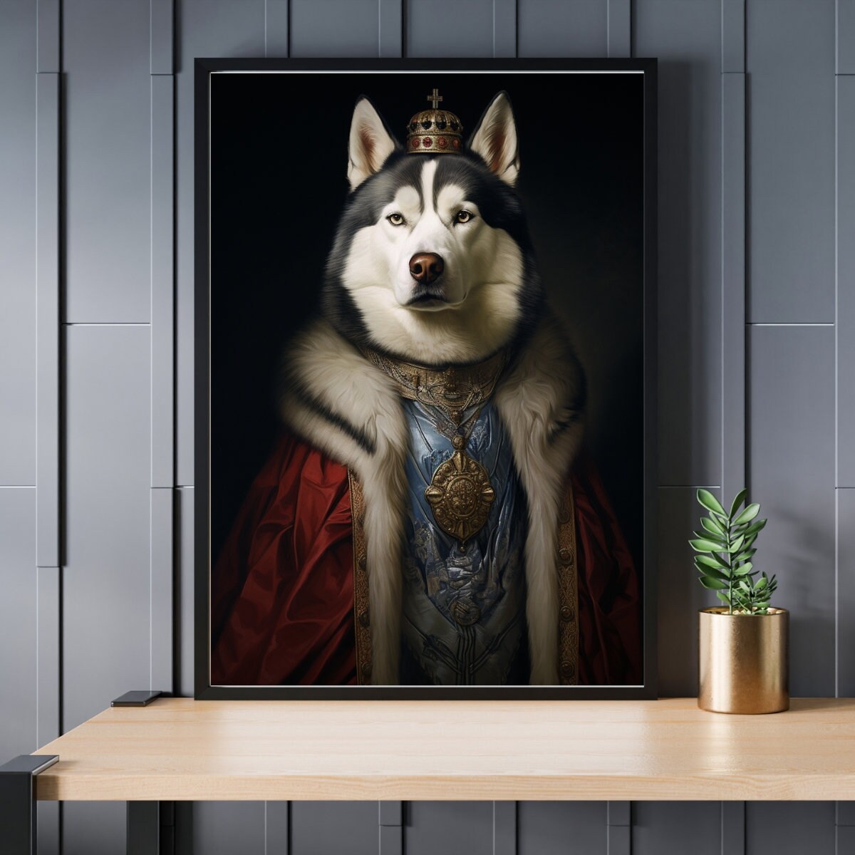 Siberian Husky Royal Prince Jigsaw Puzzle 300/500/1000 Piece - Etsy