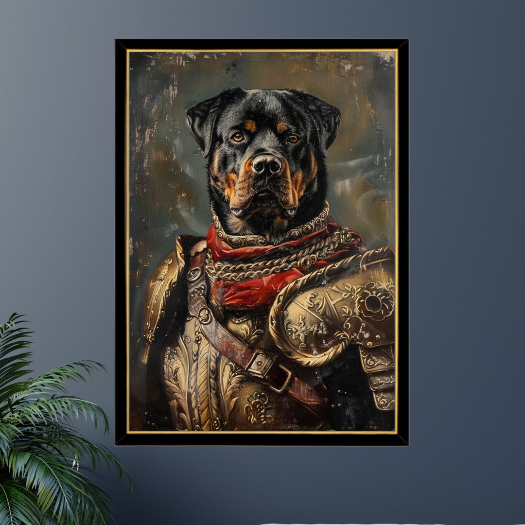 Rottweiler Knight Jigsaw Puzzle: Pet Costume Portrait (300/500/1000 ...