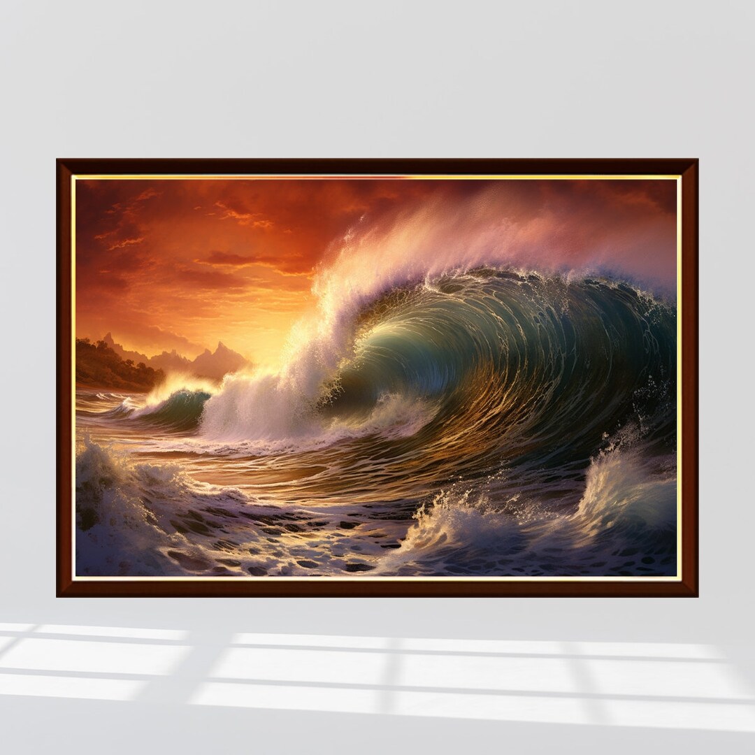 Tsunami Disaster Jigsaw Puzzle 300/500/1000 Piece - Etsy