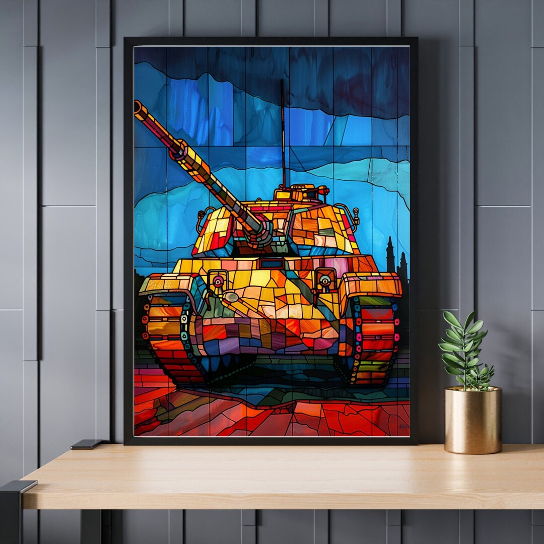 Stained Glass Tank Jigsaw Puzzle 300/500/1000 Piece - Etsy