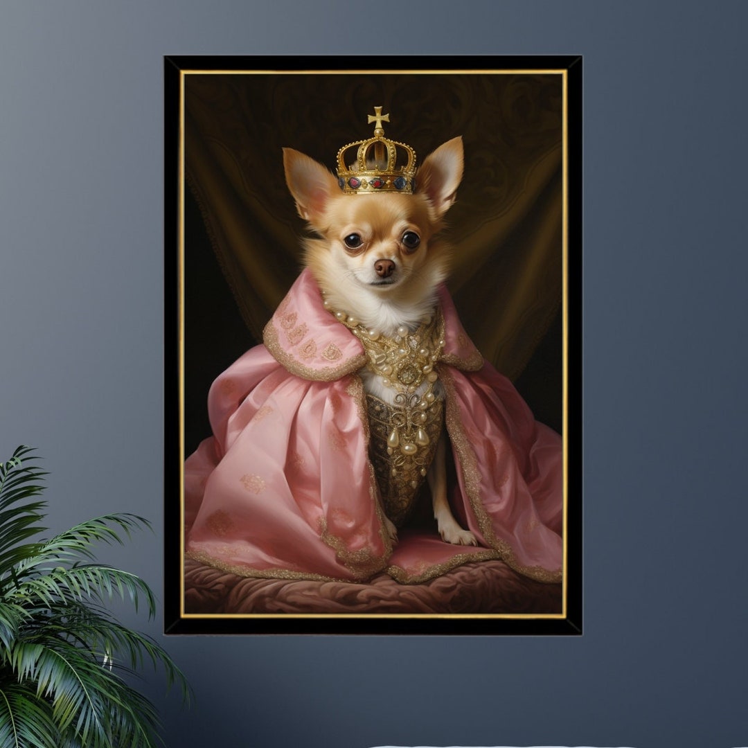 Chihuahua Royal Princess Jigsaw Puzzle: Pet Portrait Gift - Etsy