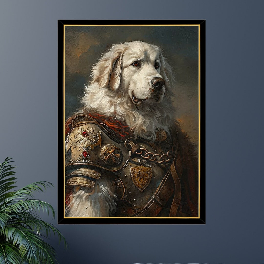 Great Pyrenees Knight Jigsaw Puzzle 300/500/1000 Piece - Pet Knight ...