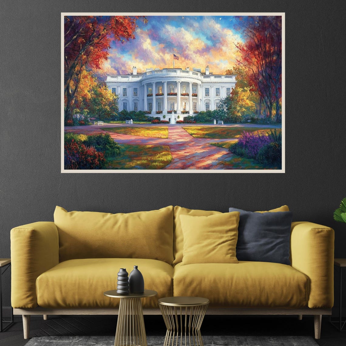 The White House Jigsaw Puzzle 300/500/1000 Piece - Etsy