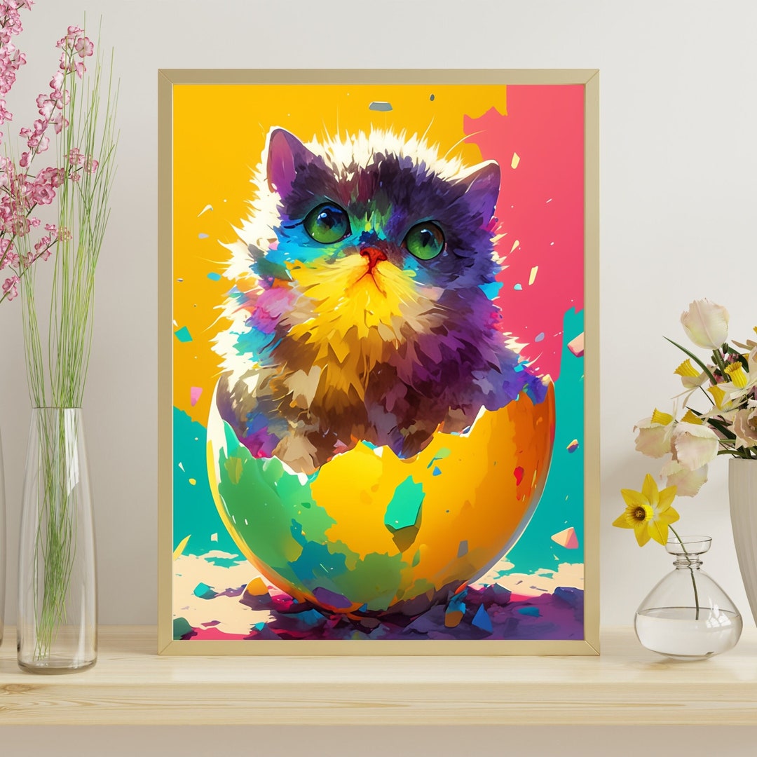 Baby Exotic Cat Hatching Egg Jigsaw Puzzle 300/500/1000 Piece ...
