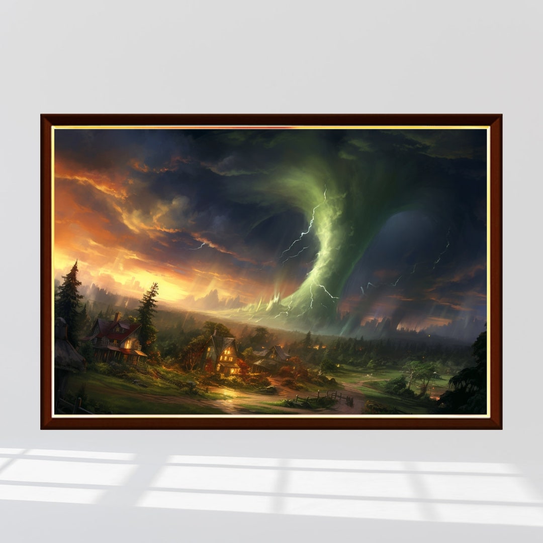 Tornado Disaster Jigsaw Puzzle 300/500/1000 Piece - Etsy