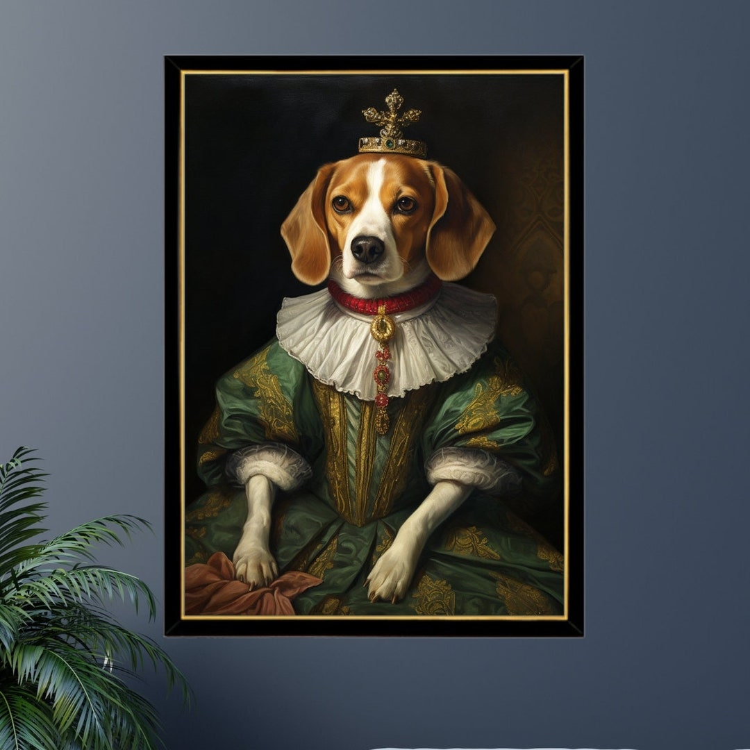 Beagle Royal Princess Jigsaw Puzzle 300/500/1000 Piece - Pet Royal ...