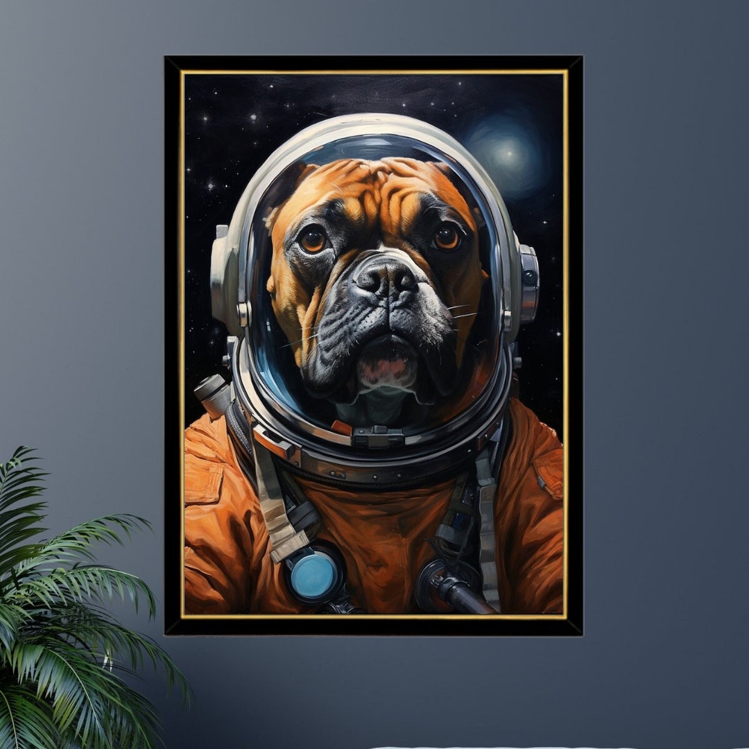 Astronaut Boxer Dog Jigsaw Puzzle 300/500/1000 Piece - Pet Astronaut ...