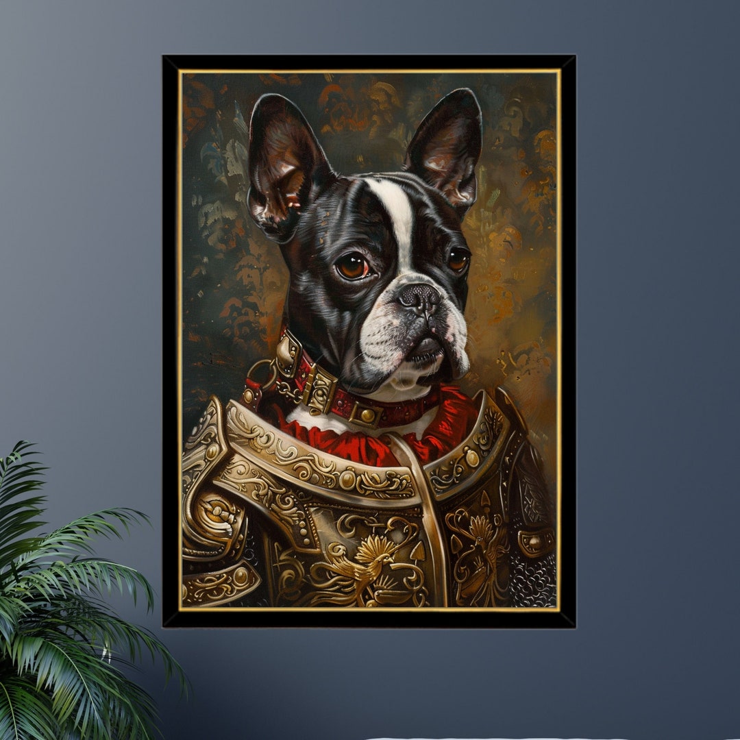 Boston Terrier Knight Jigsaw Puzzle 300/500/1000 Piece - Pet Knight ...
