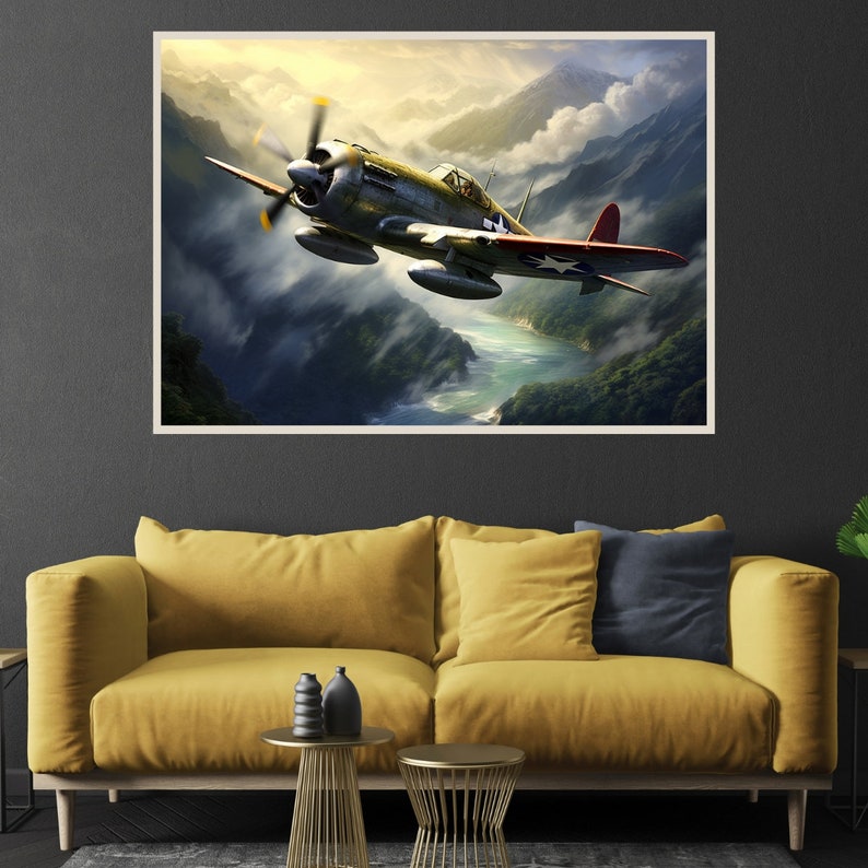 WWII Fighter Aircraft Jigsaw Puzzle 300/500/1000 Piece - Etsy