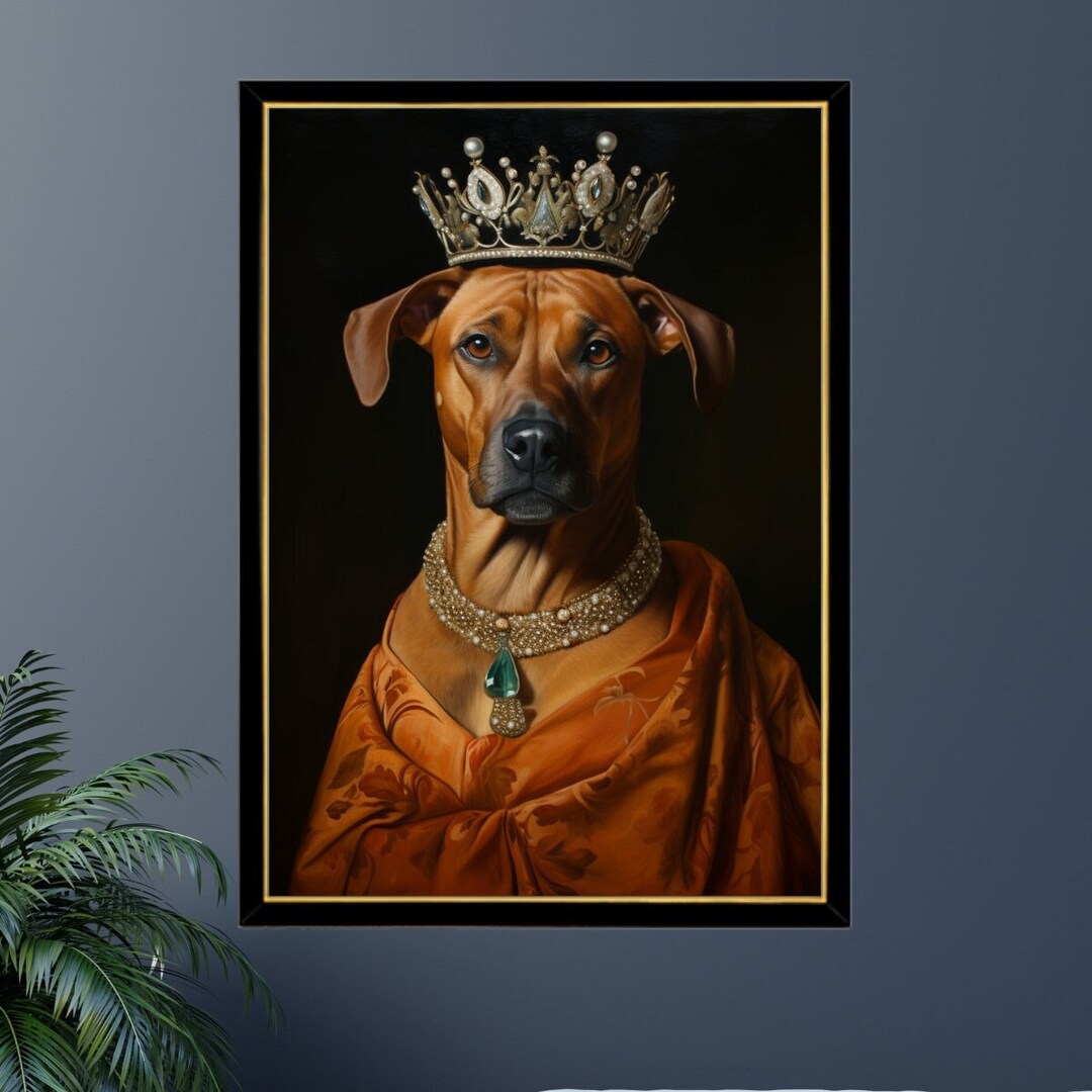 Rhodesian Ridgeback Royal Princess Jigsaw Puzzle: Pet Portrait Gift - Etsy