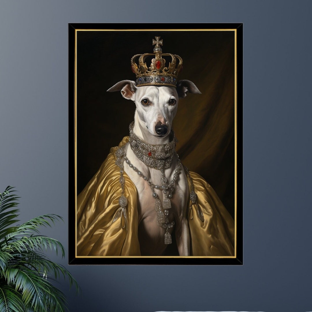 Whippet Royal King Jigsaw Puzzle: Pet Costume Portrait - Etsy