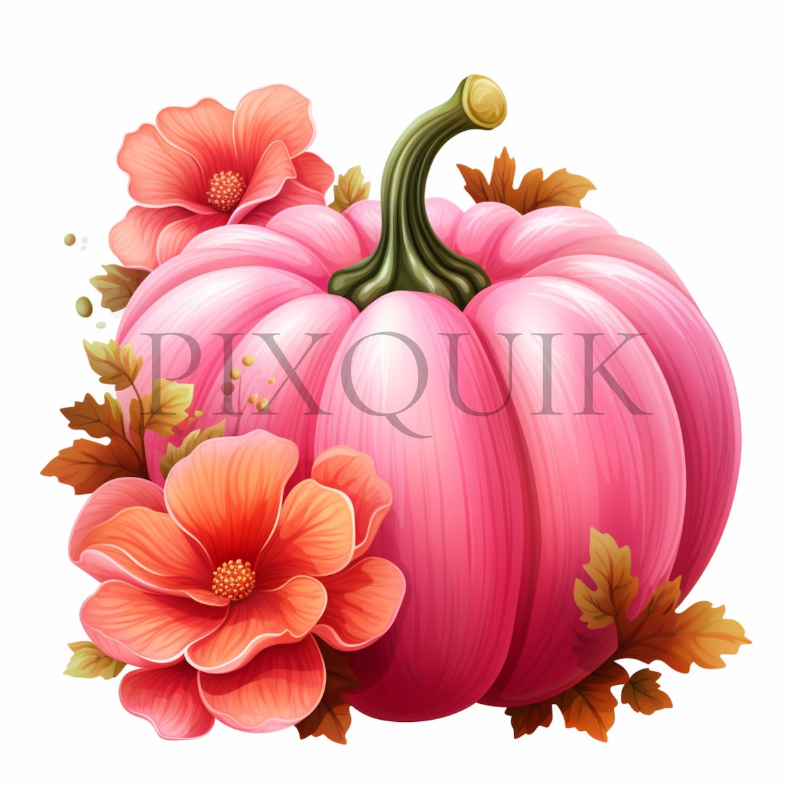 Pink Pumpkins Clipart 10 High Quality JPG Pink Pumpkins Pumpkin Vector ...