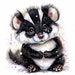Watercolor Skunks Clipart | 10 High Quality Jpgs | Skunks Clipart ...