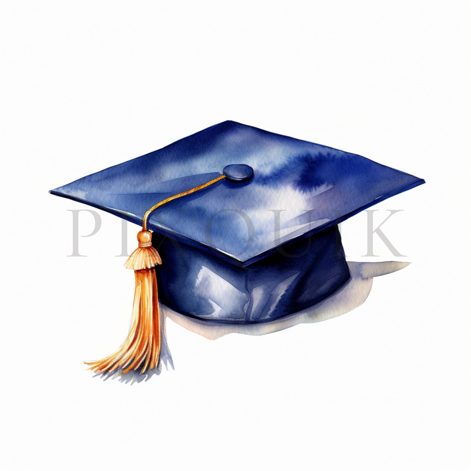Graduation Cap Clipart 10 High Quality Jpgs Digital Download Graduation ...