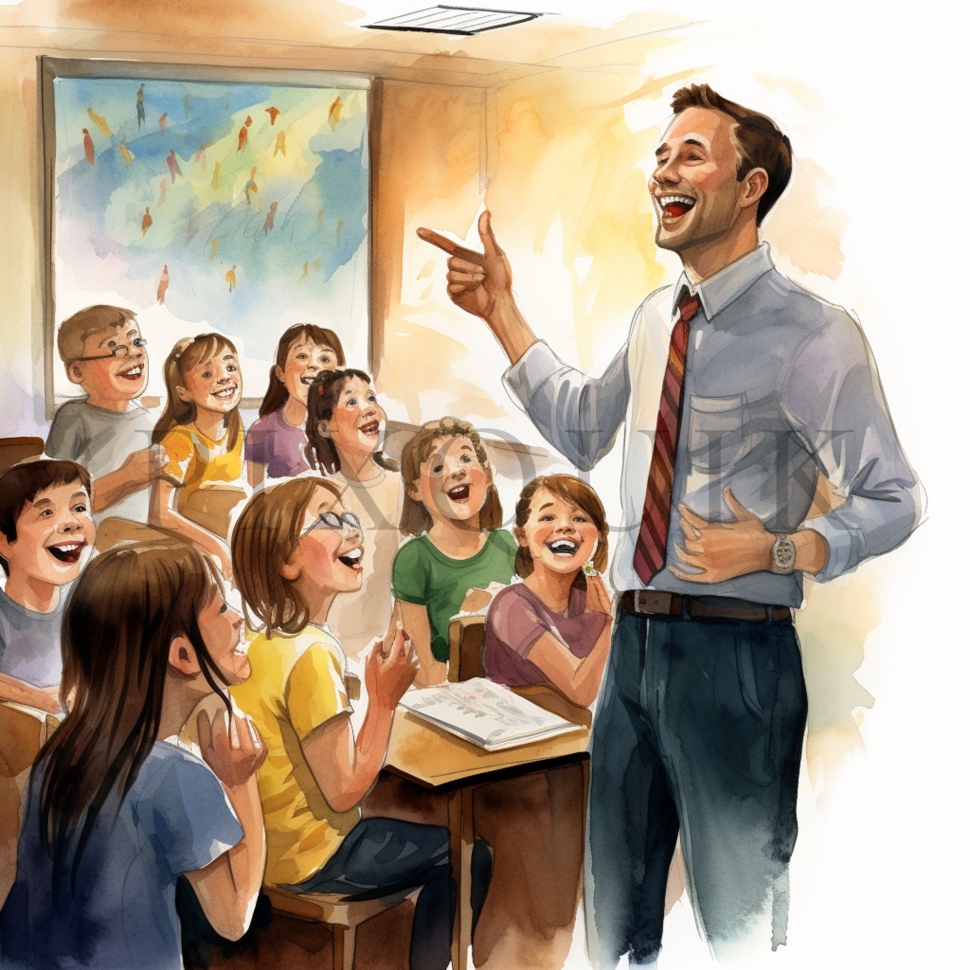 School Teacher Clipart 10 High Quality Jpgs Digital Download ...