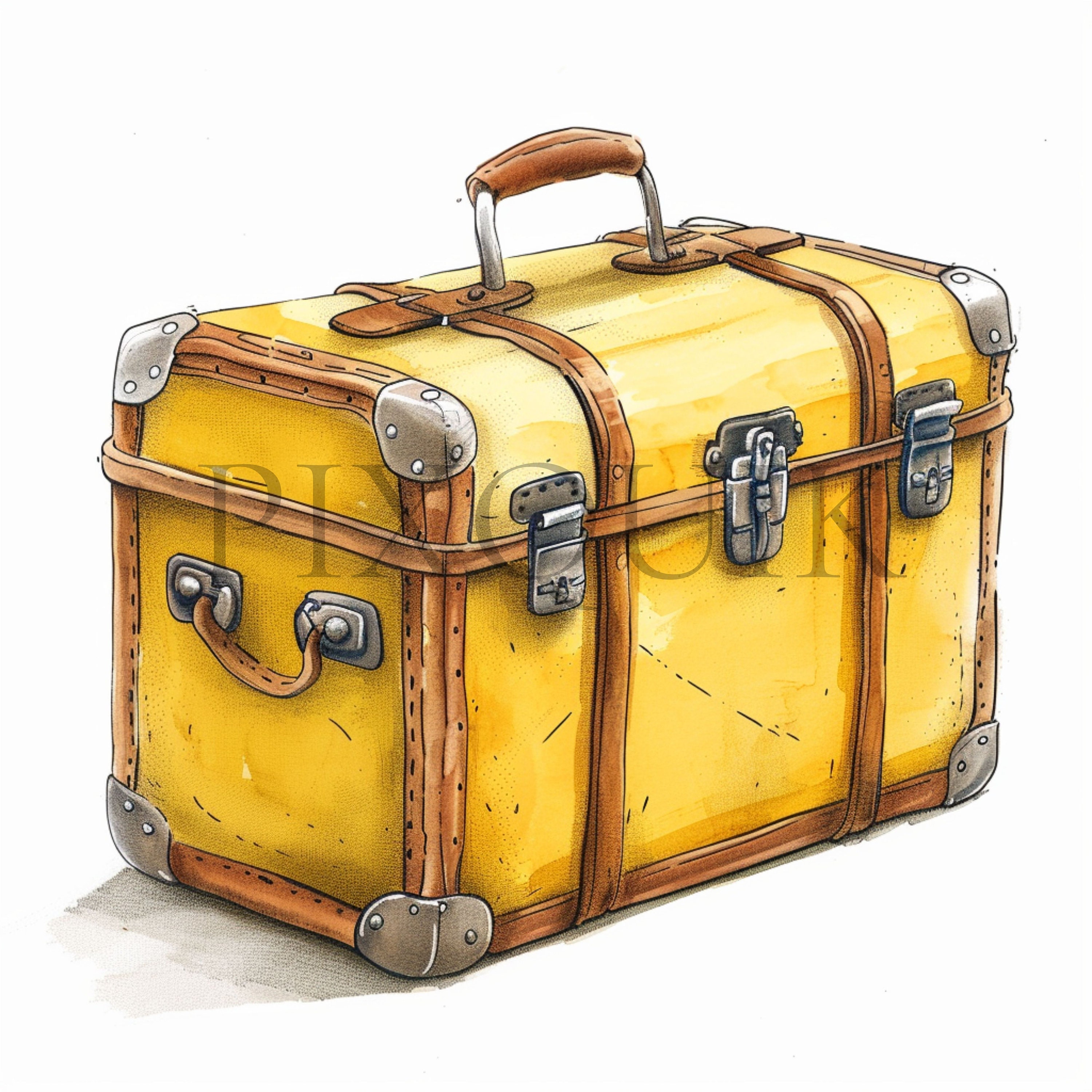 Luggage Clipart Travel Clipart Suitcase Clipart 10 High Quality JPG ...