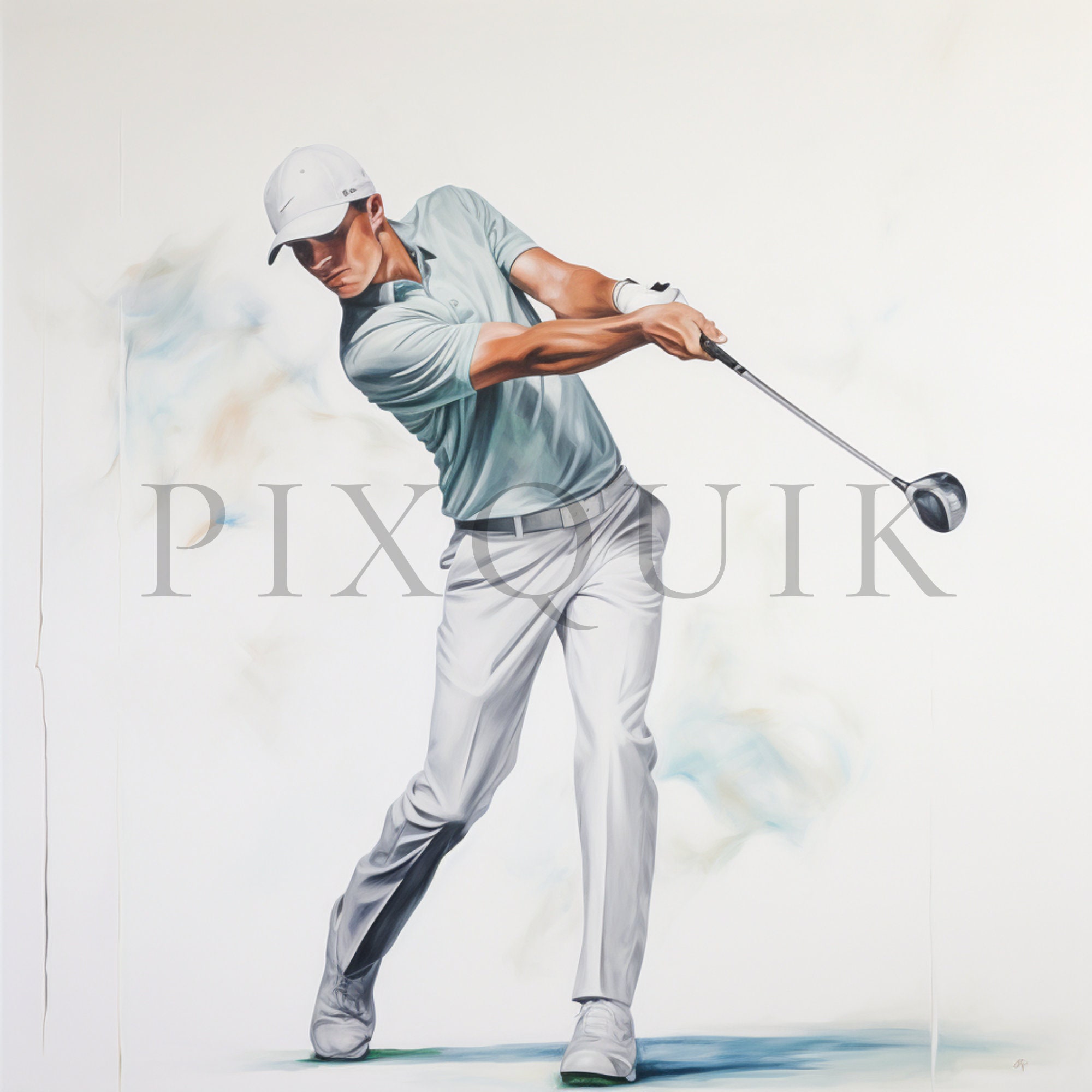 Vintage Golf Player Clipart | Retro Sports Art (digital Download) - Etsy