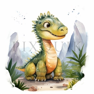 Dino Clipart | 10 High Quality Jpgs | Dinosaur Clipart | Cute Dinos ...