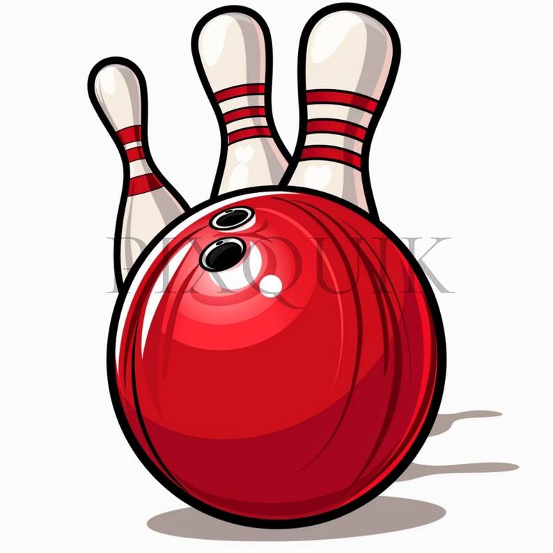 Watercolor Bowling Ball Clipart 10 High Quality Jpgs Bowling Ball ...