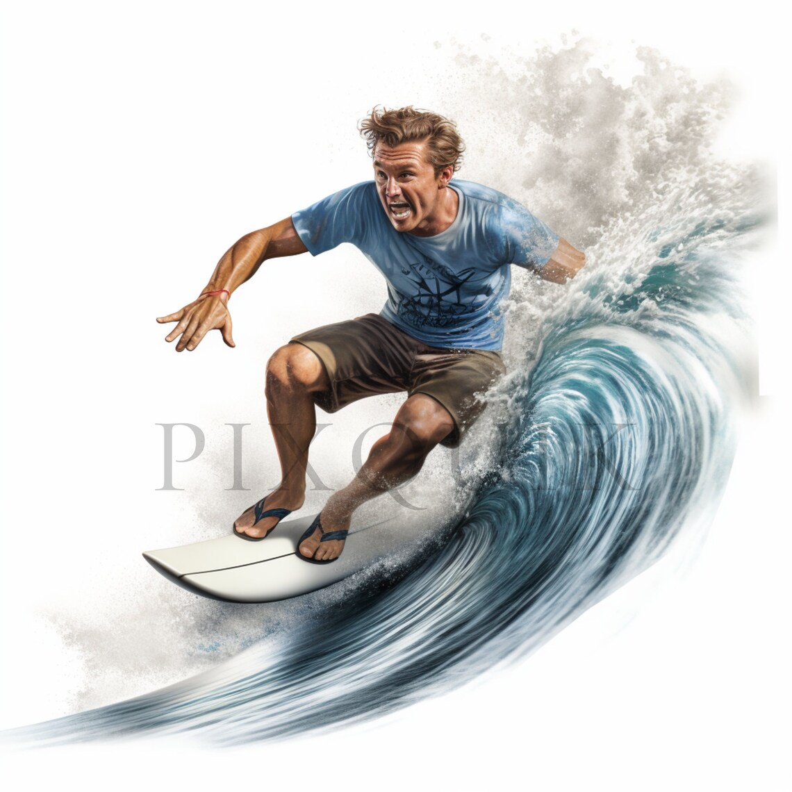 Surfing Clipart 10 High Quality Jpgs Digital Download Vacation Clipart ...