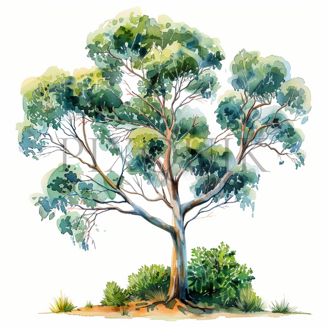 Gum Tree Clipart Tree Clipart 10 High Quality JPG Gum Tree Illustration ...