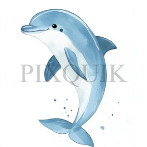 Dolphin Clipart | 10 Jpg's and PNG Files | Card Making | Digital Paper ...