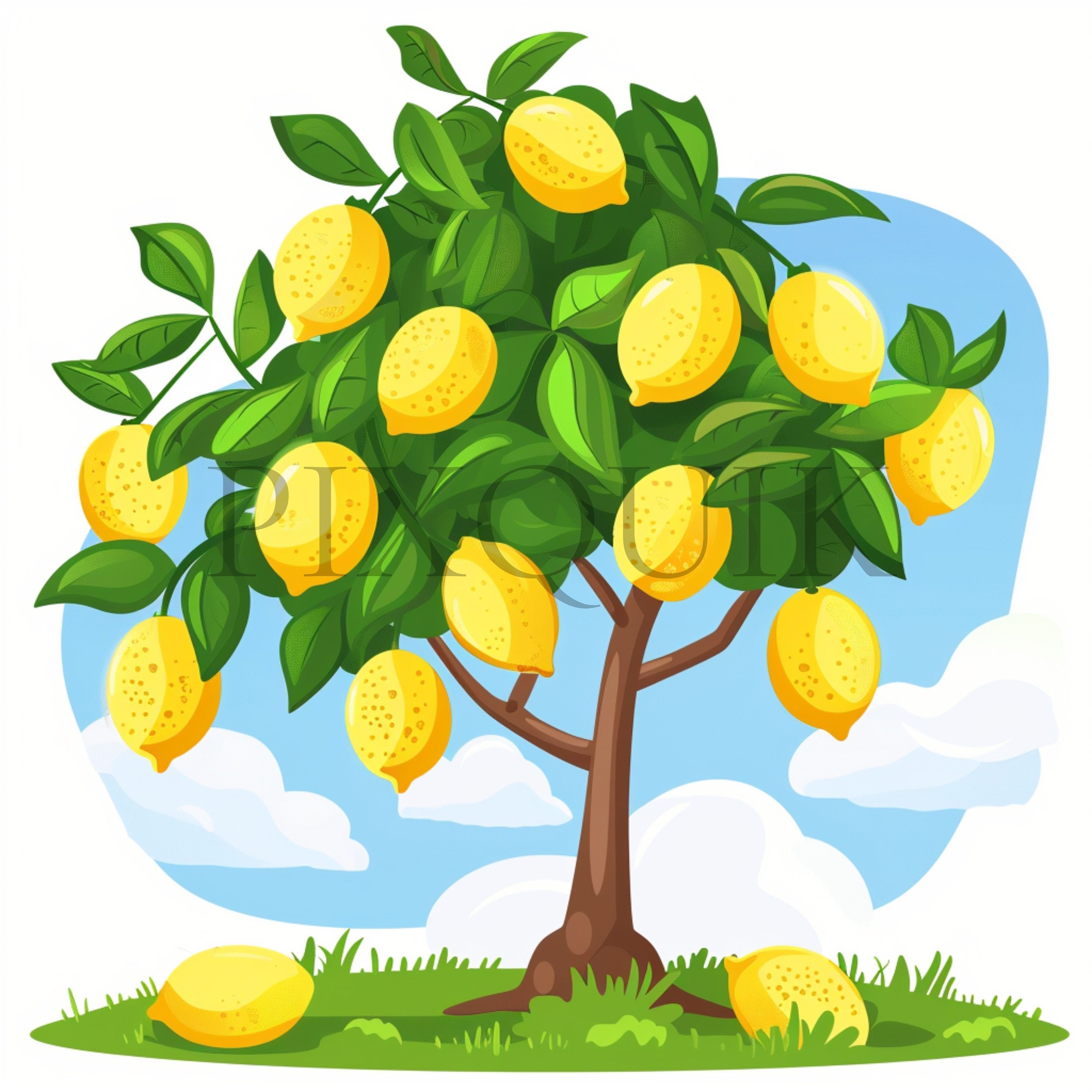 Lemon Tree Clipart 10 High Quality Jpgs Lemon Tree Image Lemon Tree ...