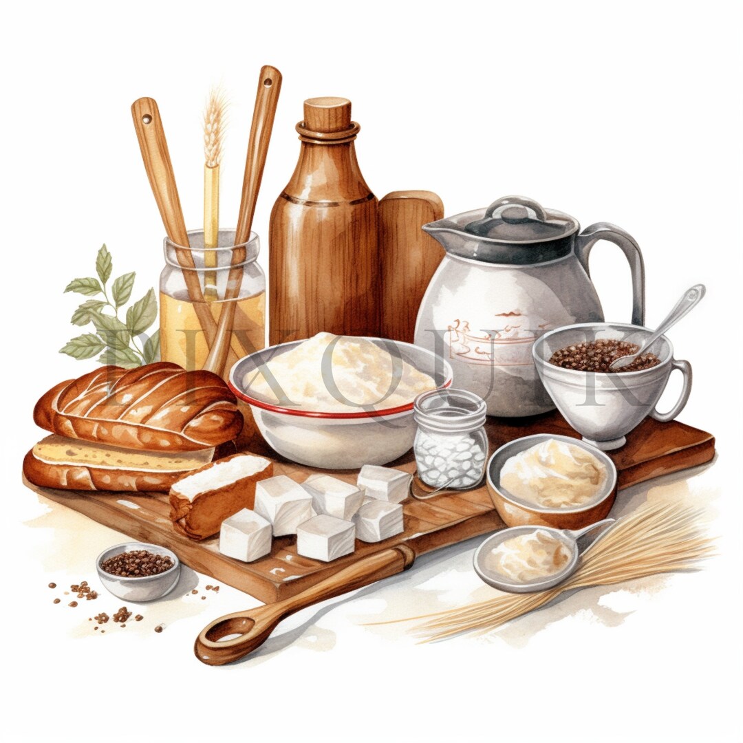 Baking Clipart | 10 High Quality Jpgs | Digital Download, Baking ...