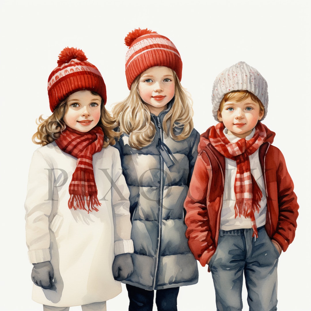 Holiday Children Clipart | 10 High Quality Jpgs | Digital Download ...