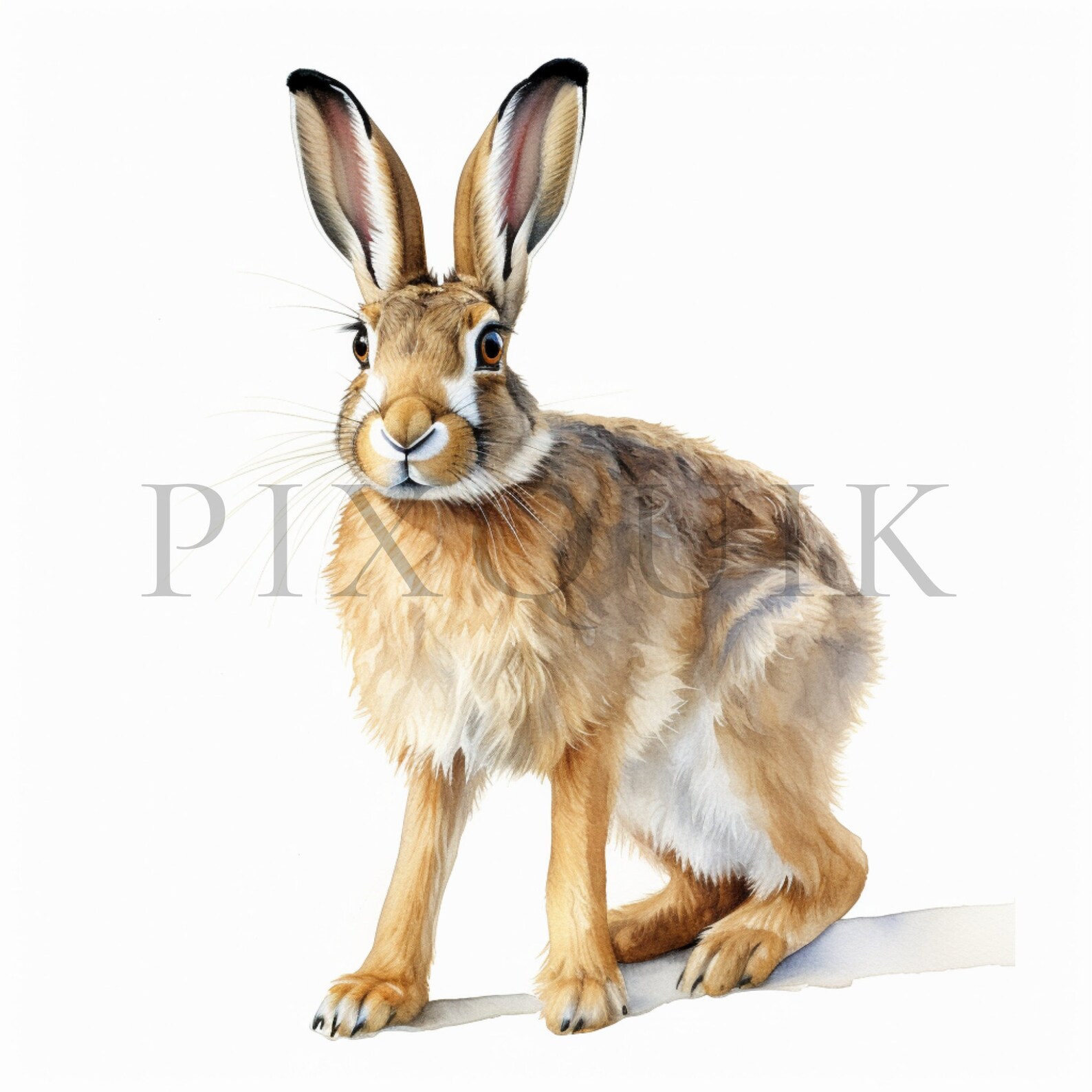 Jack Rabbit Clipart | Nursery Art, Paper Crafts (digital Download) - Etsy