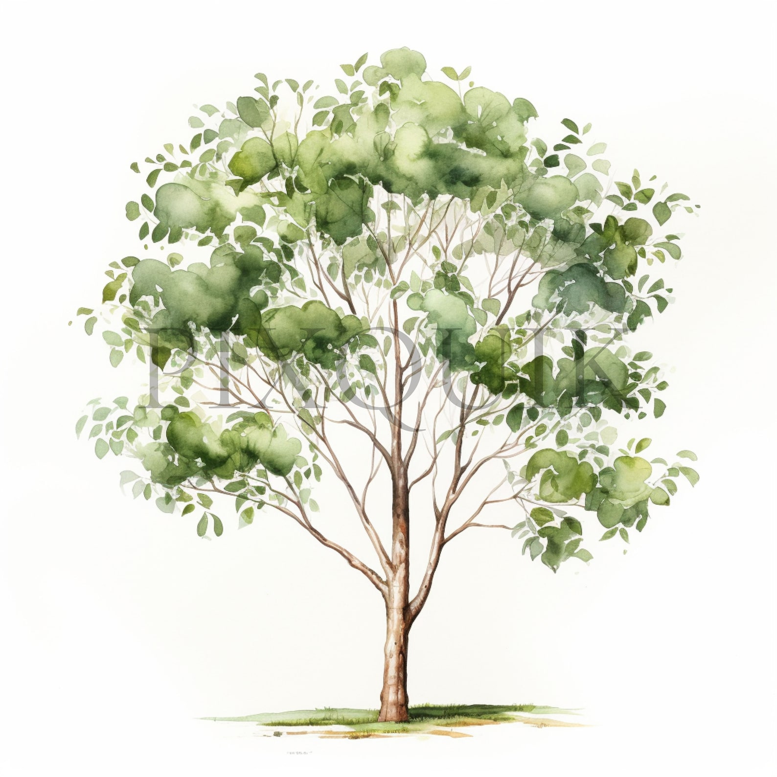 Gum Tree Clipart Tree Clipart 10 High Quality JPG Gum Tree Illustration ...