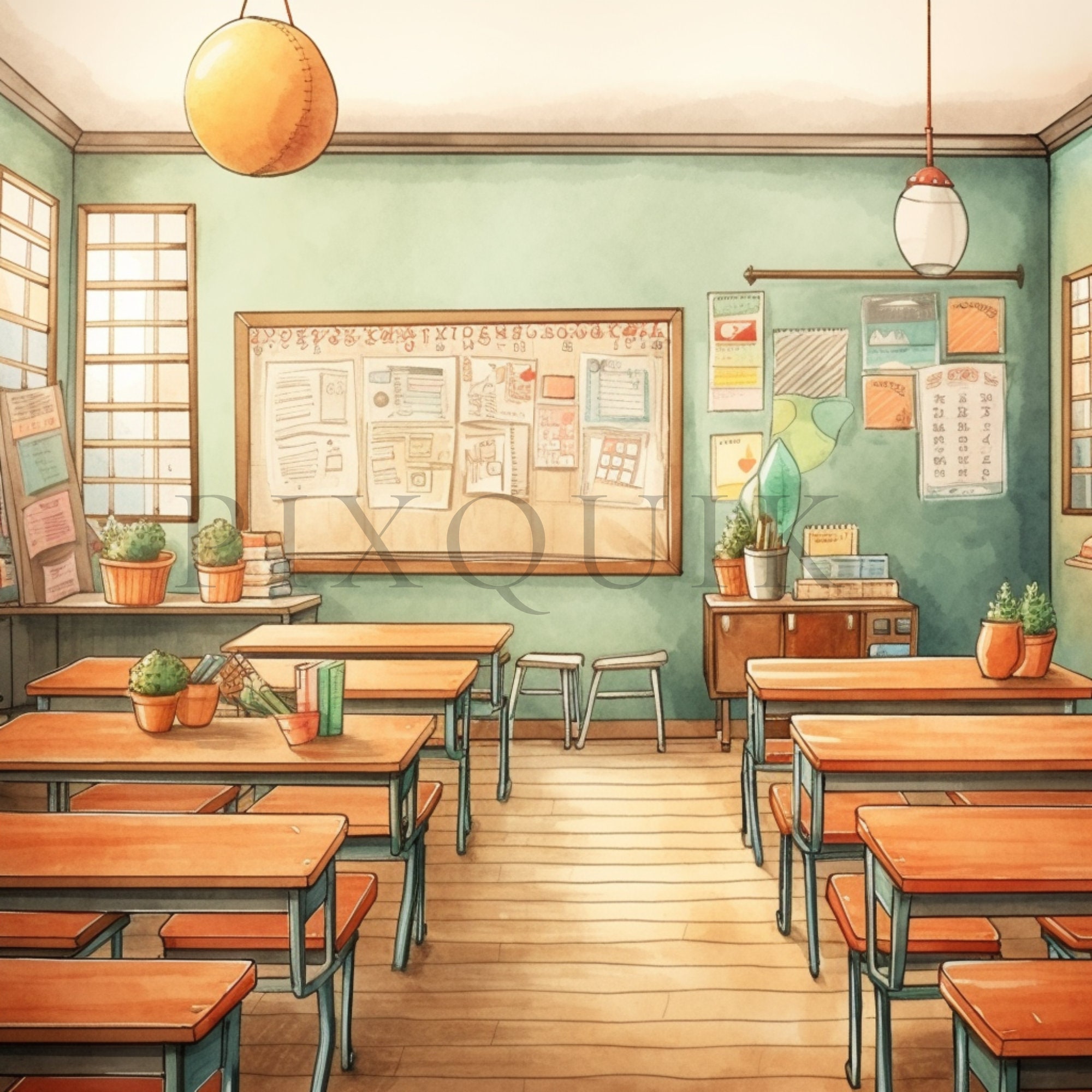 Classroom Clipart | Back to School Jpgs, Paper Craft (digital Download ...